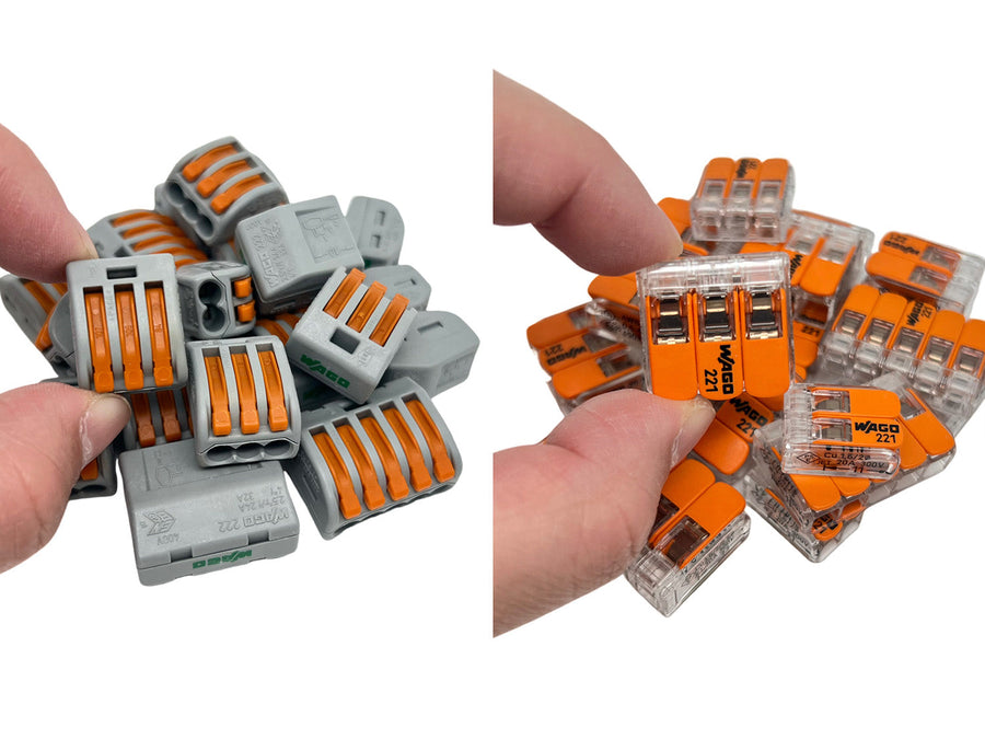 Difference Between WAGO 221 and 222 Connectors
