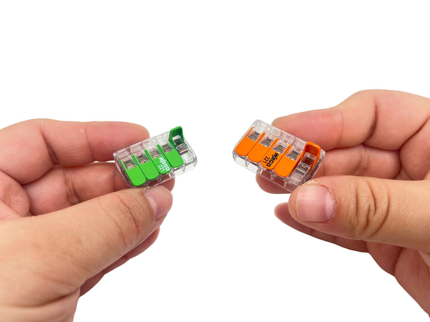 WAGO Green vs Orange