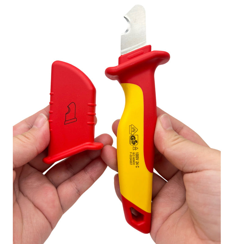 Cable Knife Stripping Tools with VDE 1000V Insulated