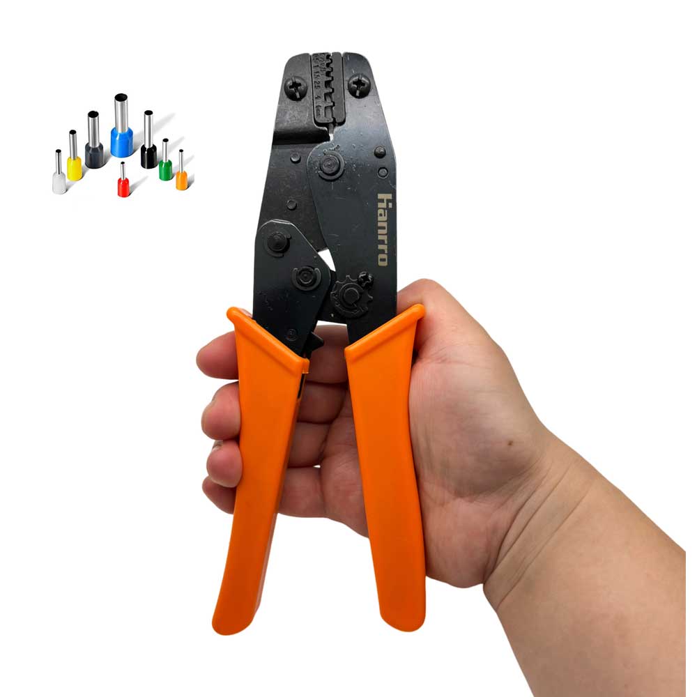 Crimp Ferrule Tool Ratchet Design 0.25-6mm2