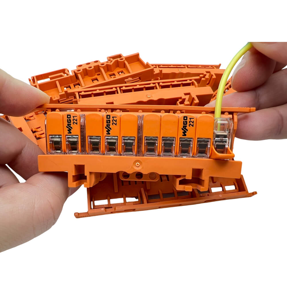 WAGO Mounting Carrier 221-510 For 6mm2 Packed by 10 PCS